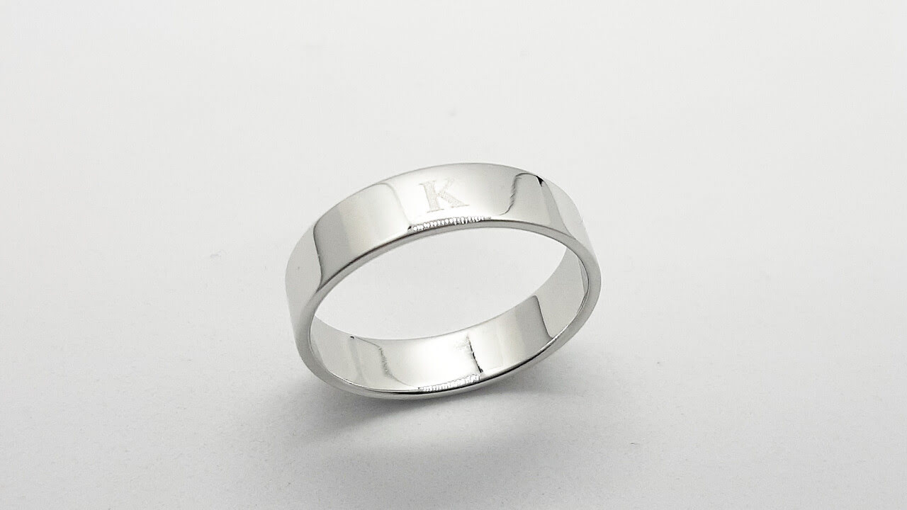 Обручальное кольцо шайба