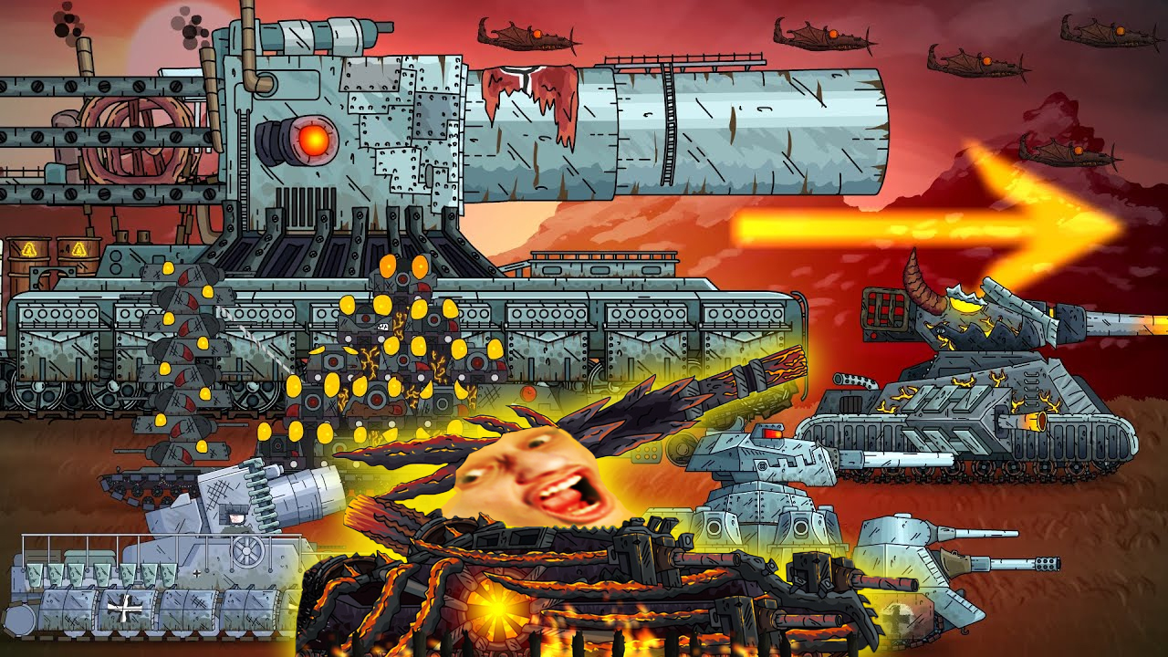 Огромная армия стальных монстров наступает - Мультики про танки реакция на Gerand (геранд анимация)