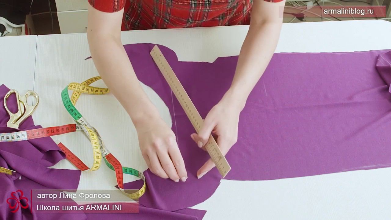 Шьем платье свободного кроя  Часть 1