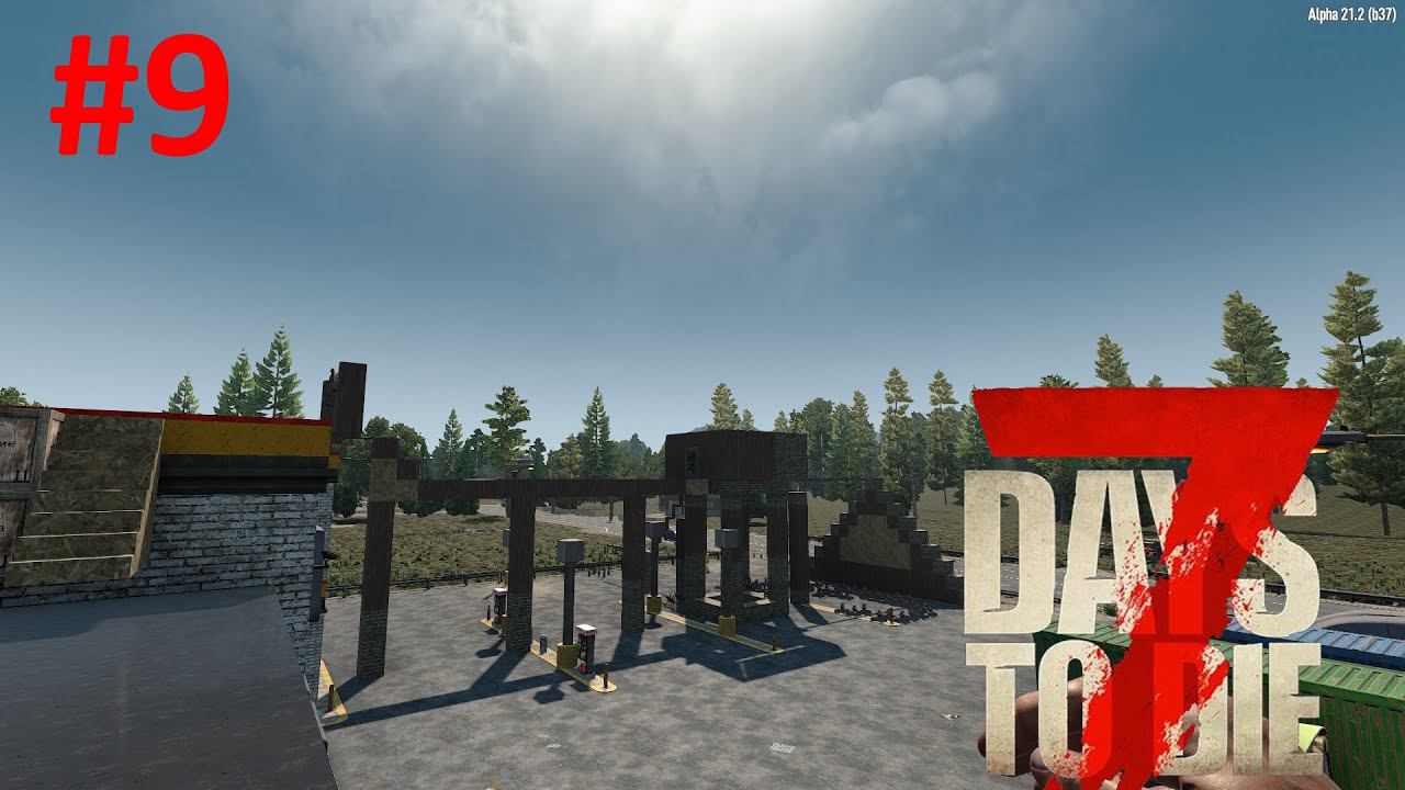 7 Days To Die #9. 14 ночь. Орда наконец пришла.