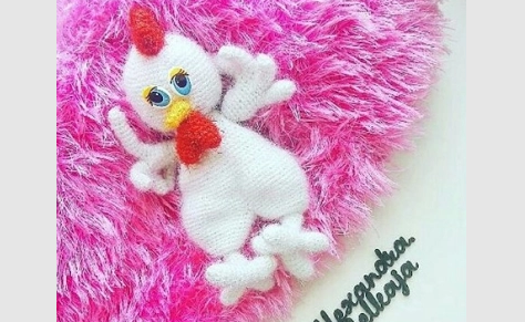?Вязаный петух крючком. Петух крючком. Вязаная игрушка петух к новому году 2017.