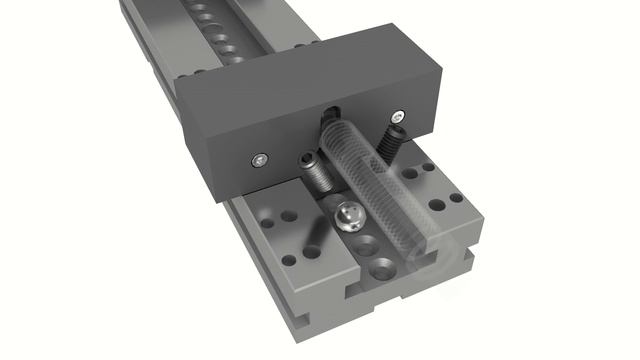 Механические тиски ТМК | Анимация работы