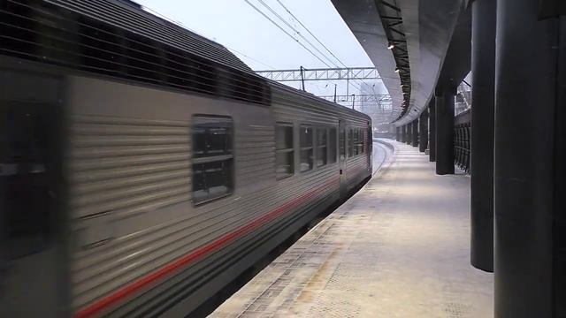 Автомотриса АЧ2-088 (ТЧЭ-2) следует по 3-му гл. пути.