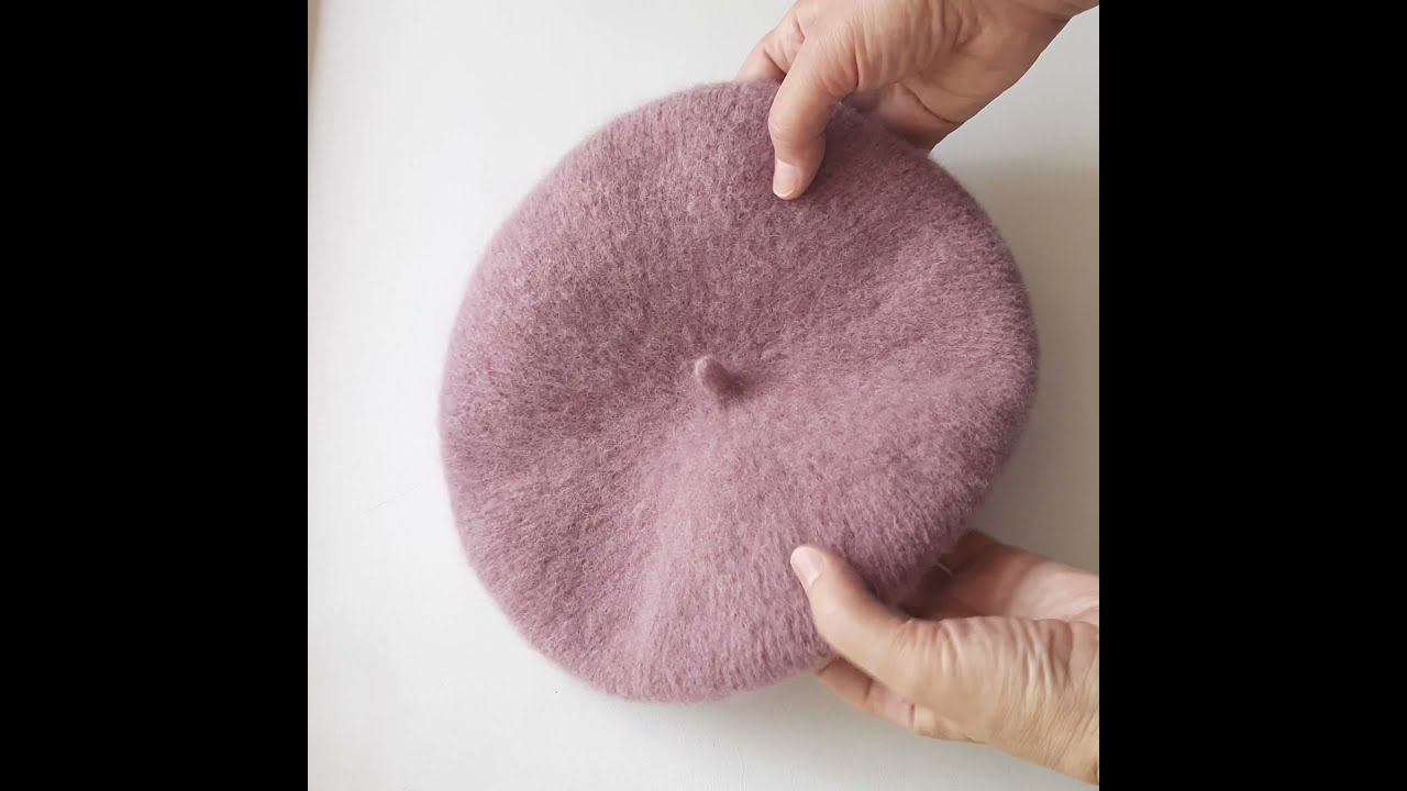 Валяный берет ручной работы