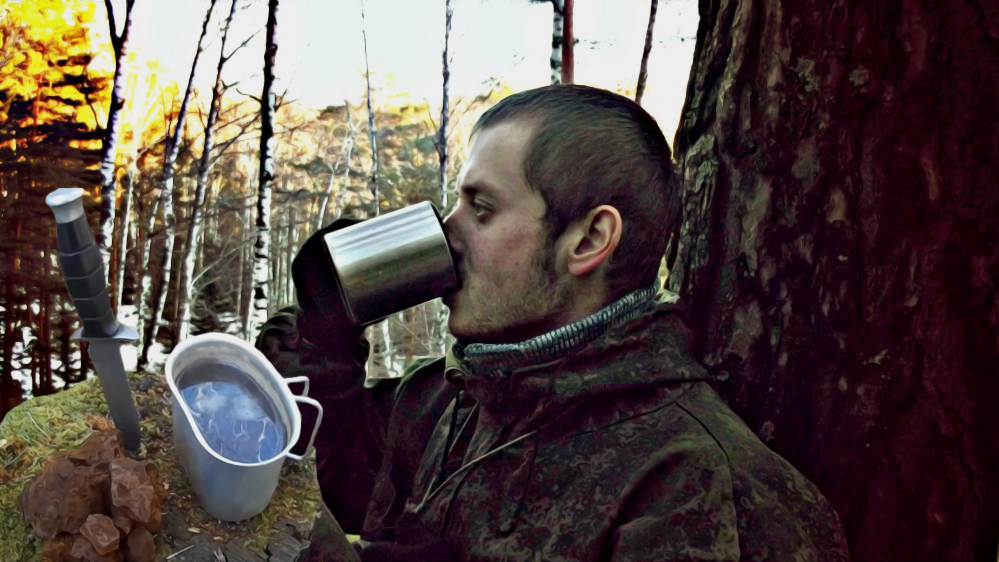 Чай из Чаги на берёзовом Соке