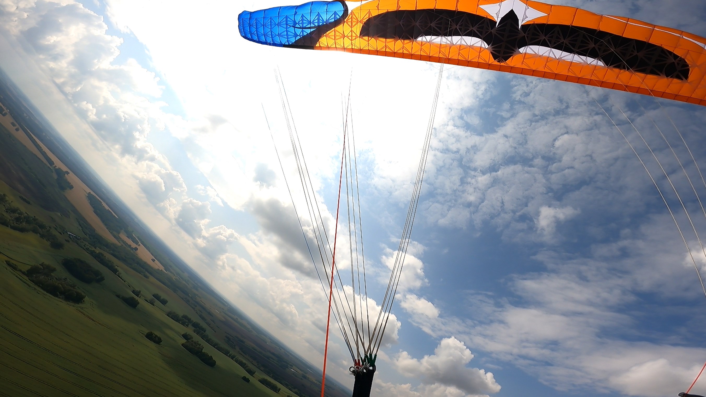 Обкатка двух Орланов(Однослойный параплан)