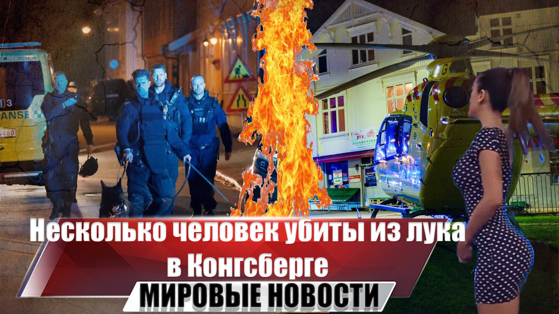 Несколько человек убиты из лука в Конгсберге - преступник арестован.wmv