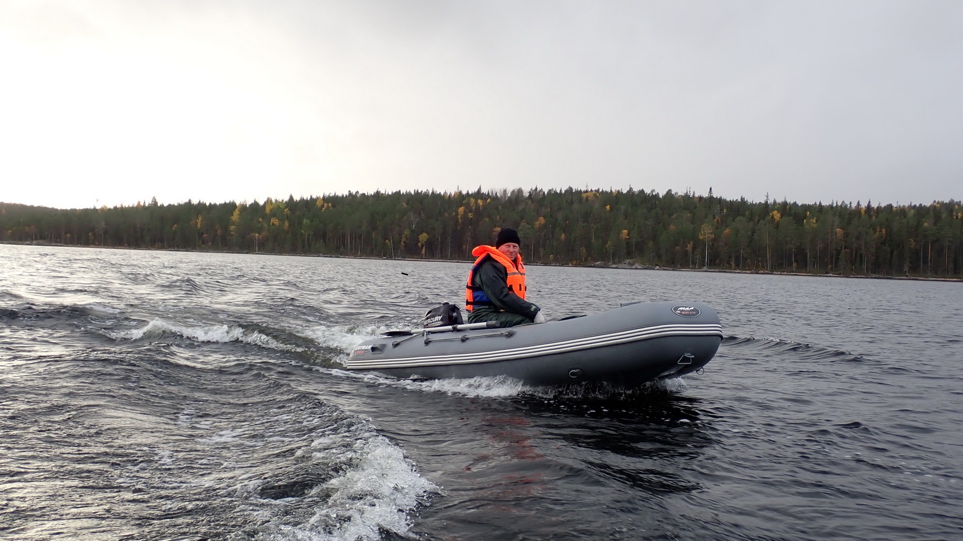 Едем на рыбалку. Карелия, озеро Пяозеро, октябрь 2023 года