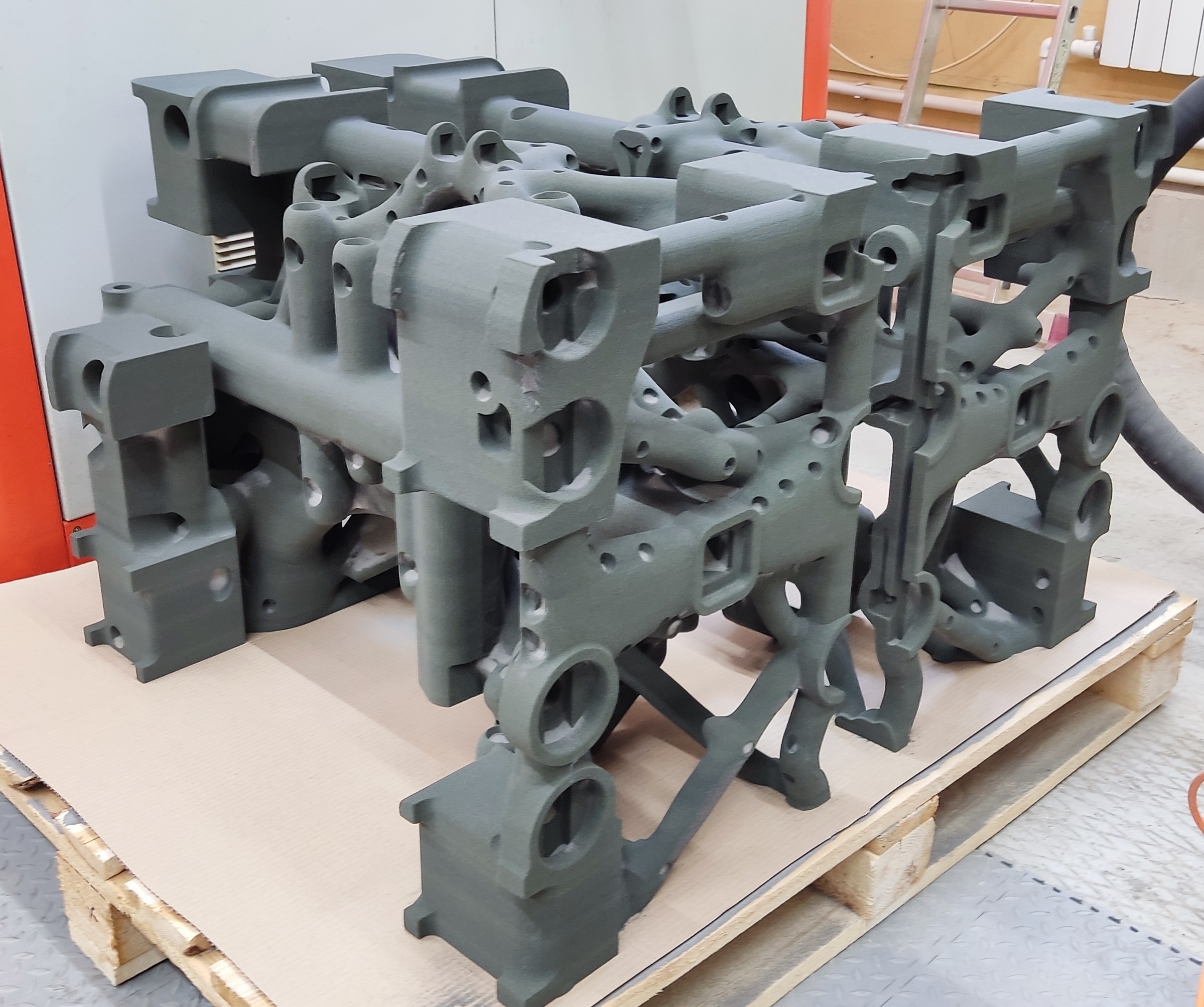 Форма для отливки бионический дизайн \ топологическая оптимизация