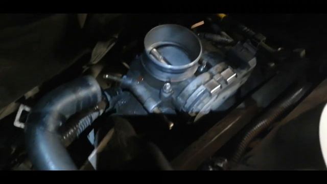 Chevrolet captiva - чистка дроссельной заслонки