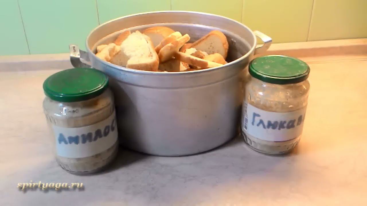 Брага из черствого хлеба, сухарей.