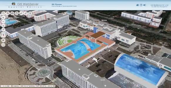 GIS WebServer SE. Возможности создания реалистичных 3D моделей местности