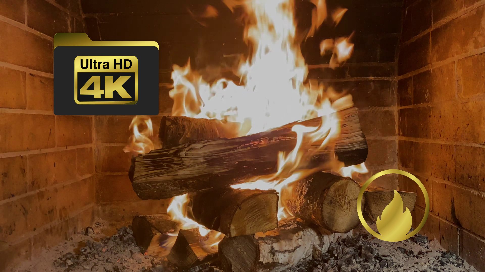 Огонь и тепло: магия камина в 4К