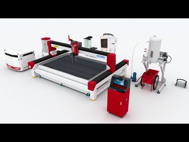 Гидрорезка INTERIOGLASS 5 осей 2000мм -  3000 мм