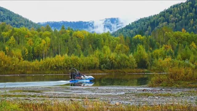 Сказочная осень. Большая речка.