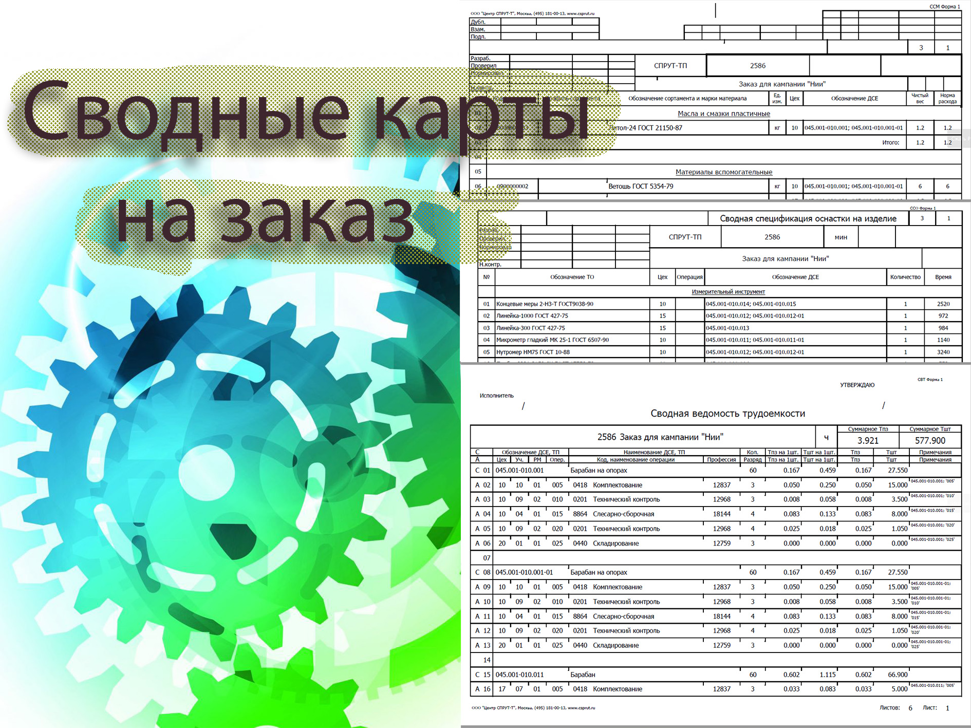 Сводные ведомости на заказ, запуск заказа в производство. Часть 4 серия 2.