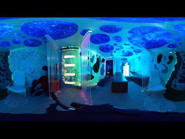 Сенсорная комната в Доме престарелых г. Энгельса  видео 4K video 360 градусов