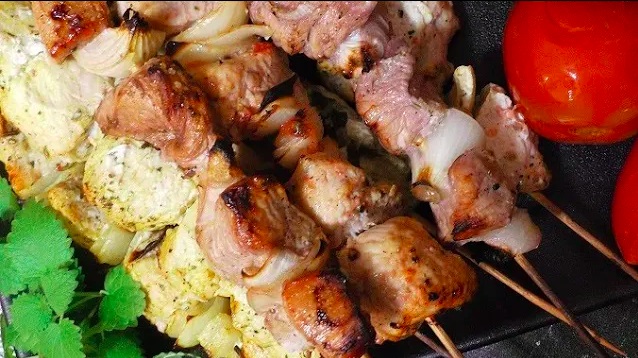 Готовим шашлык, не выходя из дома!