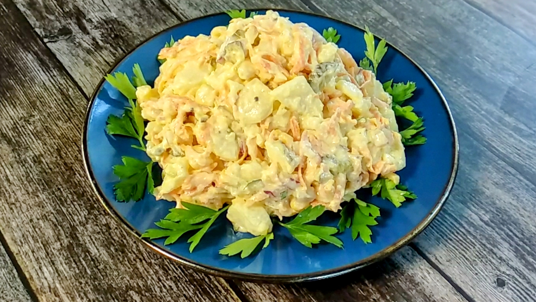 Картофельный салат "Турецкий" который понравится всем.