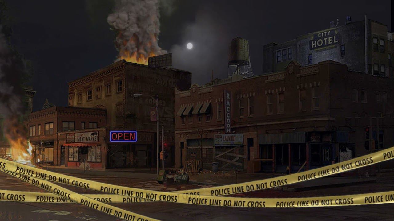 Resident Evil Streets Raccon City live wallpaper/ambience