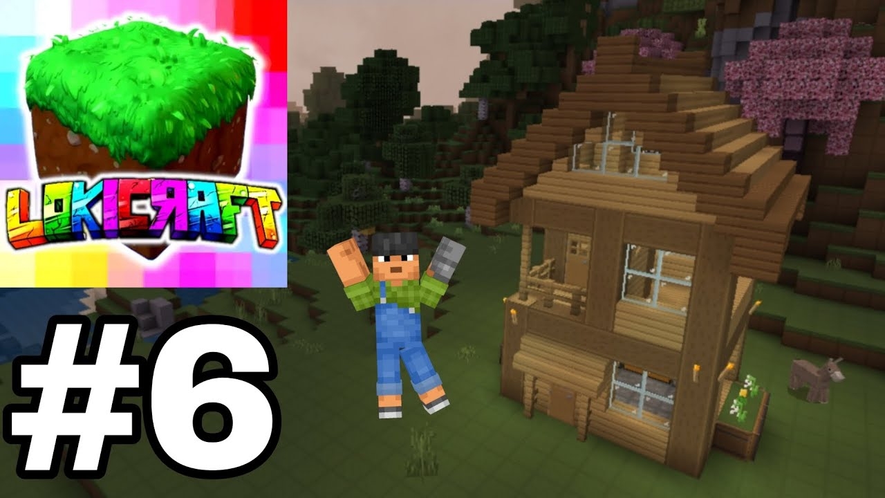 Я ЗАКОНЧИЛ СТРОИТЕЛЬСТВО ДОМА в LOKICRAFT (6 серия)