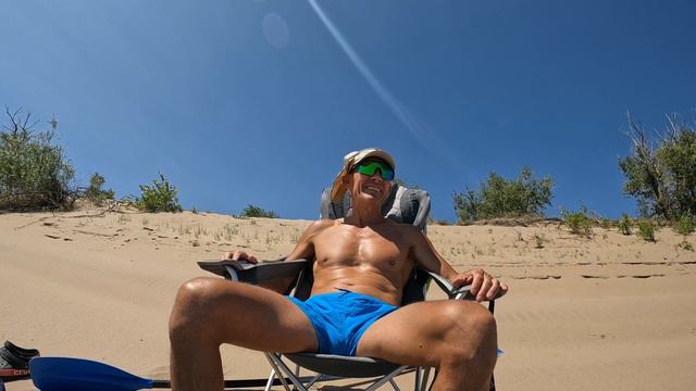 На байдарке по Волге.