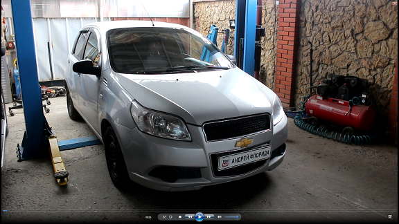 Замена трапеции передних дворников на Chevrolet Aveo 1,2 Шевроле Авео 2009 года