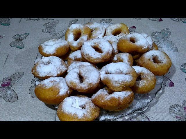 Пончики дрожжевые.