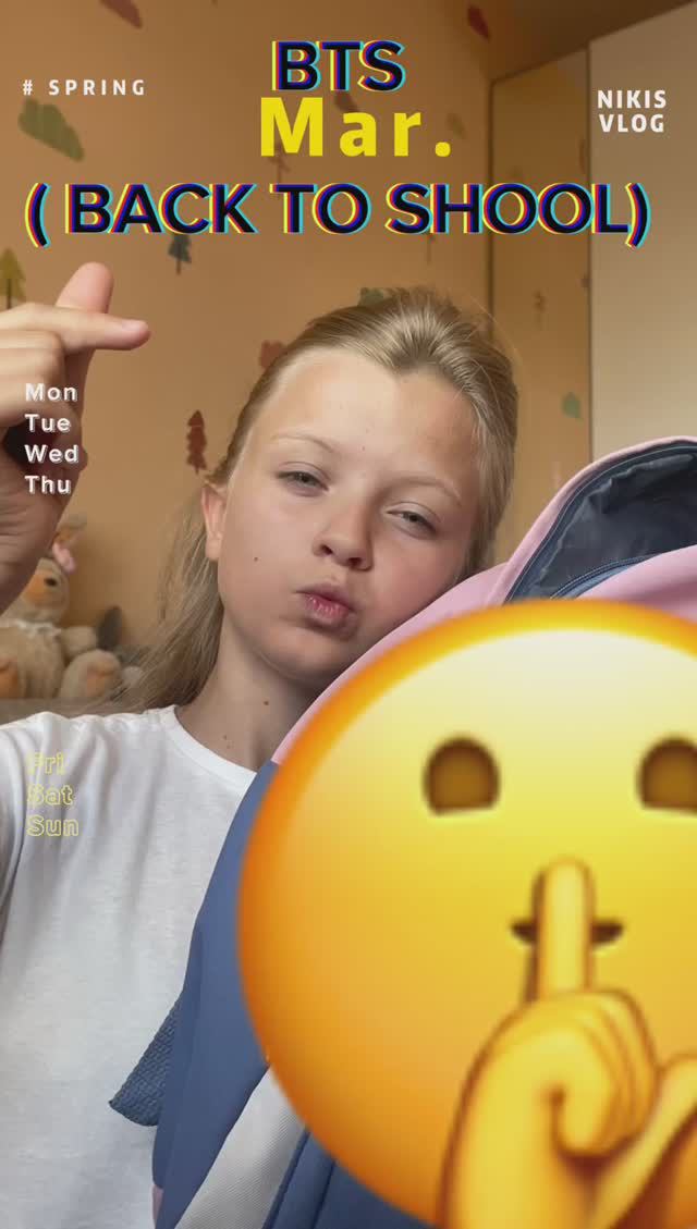 Влог 2, он про школу, у меня НОВЫЙ РЮКЗАК ? 
Быстрее смотреть