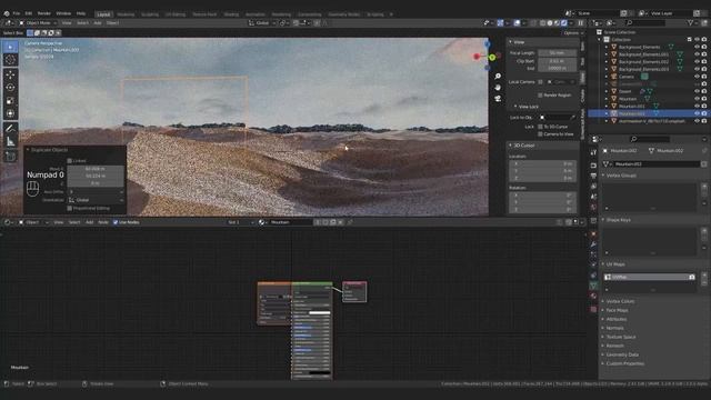 14. Adding Background Elements (Mountains)