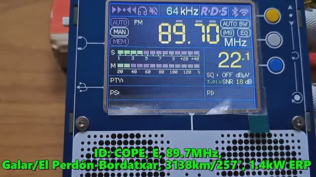 09.07.2023 15:54UTC, [Es+], COPE, Испания, трансляция велогонки Tour de Francia, 89.7МГц, 3138км
