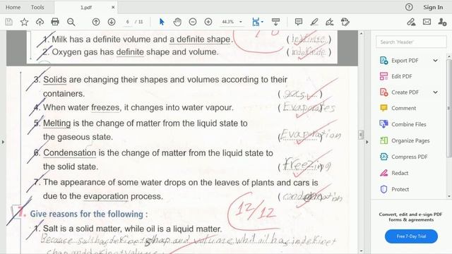 Set 2 - Matter States - its changes