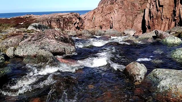 Кольский полуостров - Батарейский водопад.