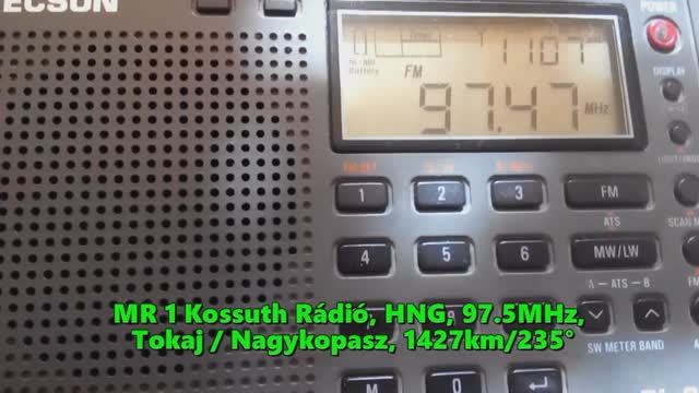 21.06.2020 10:12UTC, [Es], MR 1 Kossuth Rádió, Венгрия, 97.5МГц, 96.7МГц.