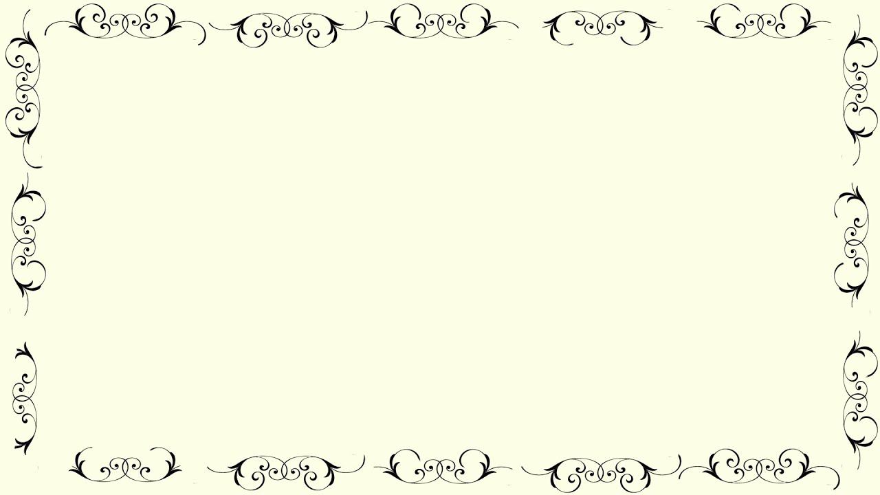 Футаж для видео монтажа рамка узоры нежные завитки | Бесплатные футажи для монтажа