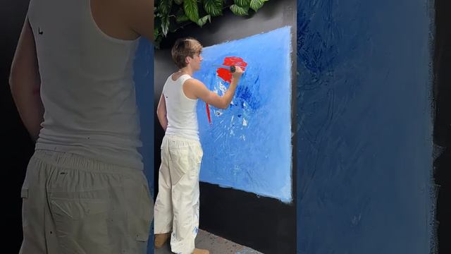 Рисунок Дэдпул используя только мечи #Рисование #Дэдпул