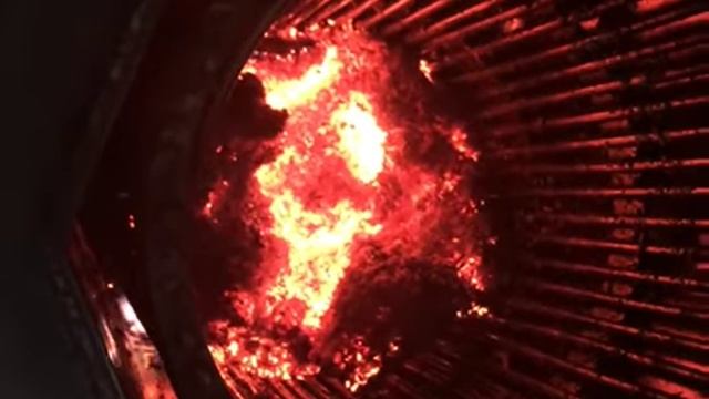 Кассетный дымогенератор в работе