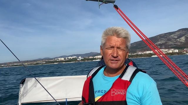 Постановка геннакера на СК-21 в одиночку