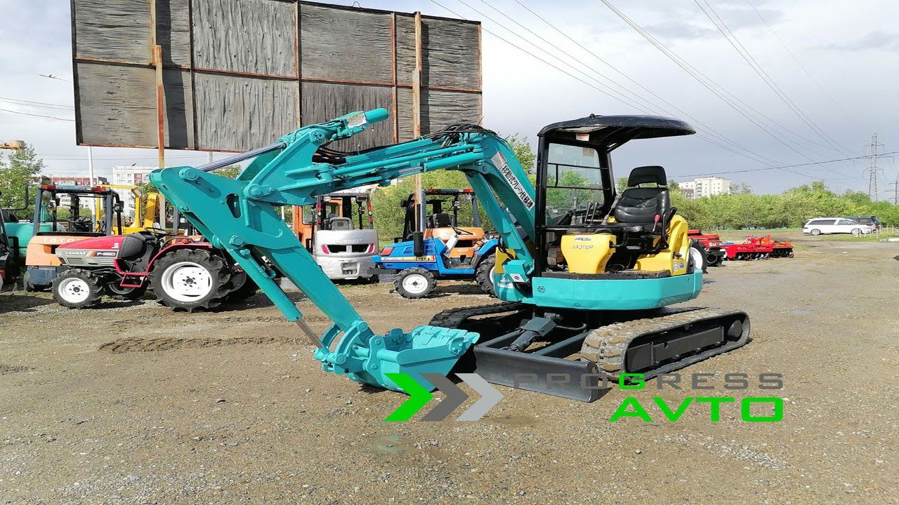 Экскаватор KUBOTA RX403S в Новосибирске японский бу миниэкскаватор стрела робот глубина копания 3 м