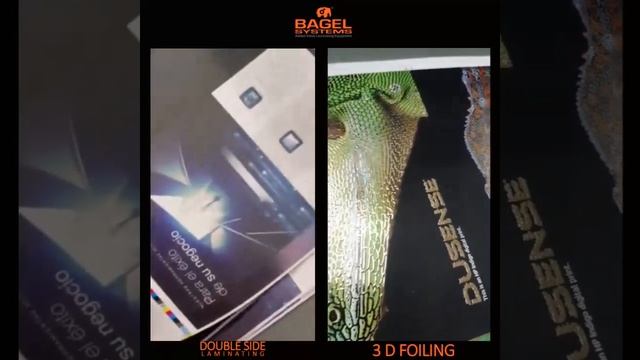 Двустороннее ламинирование и объемное фольгирование на ламинаторе iLamPro3D F