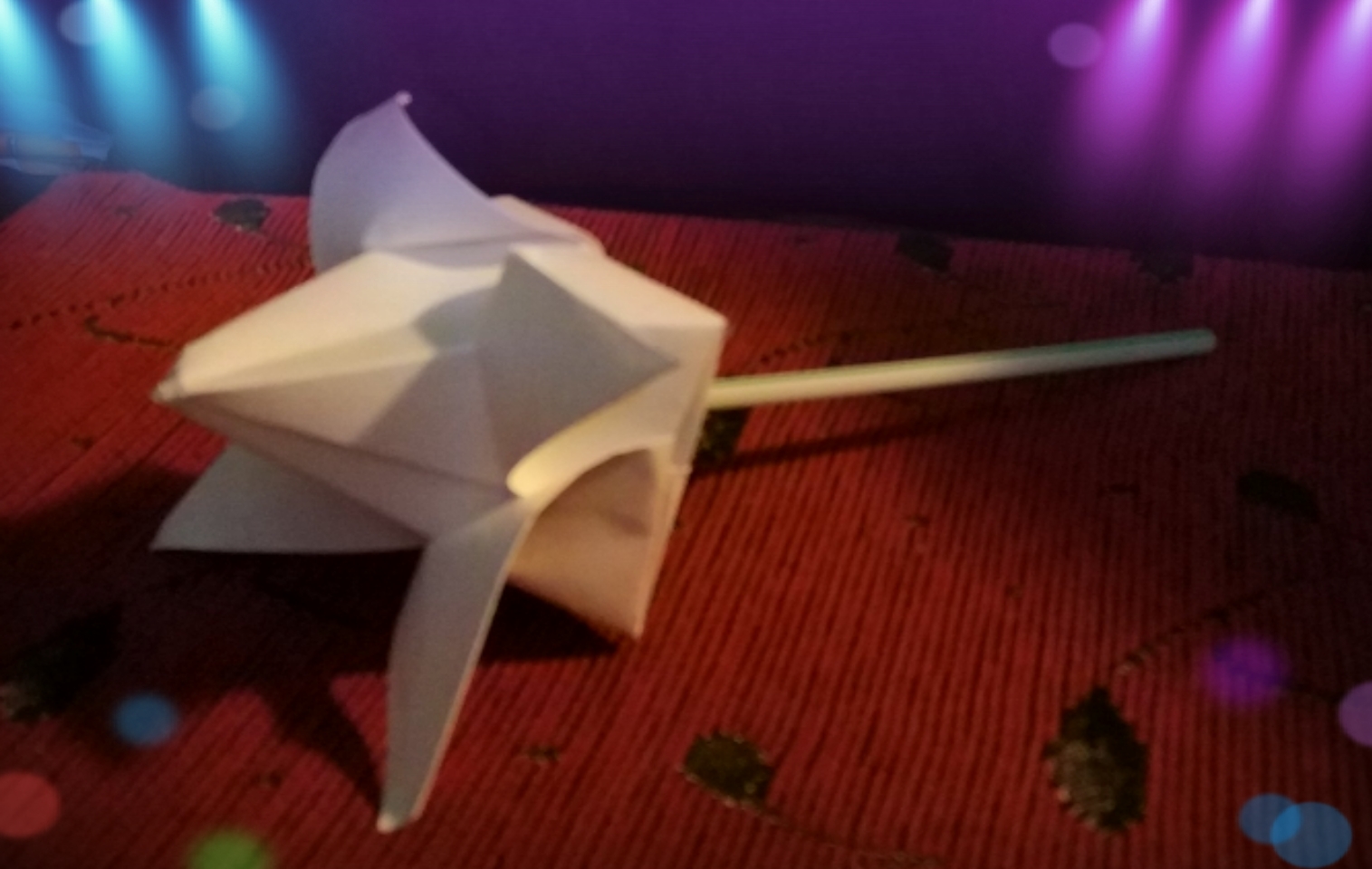 Тюльпан оригами из бумаги ???.