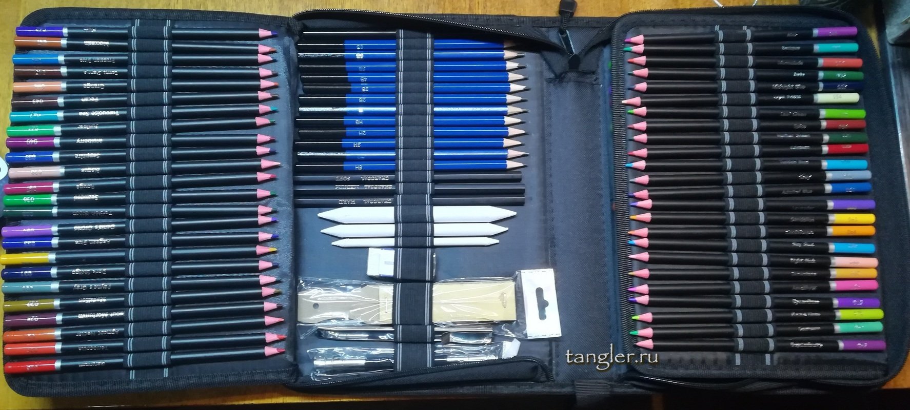 Обзор набора карандашей 145 предметов безымянного производителя «Facute»