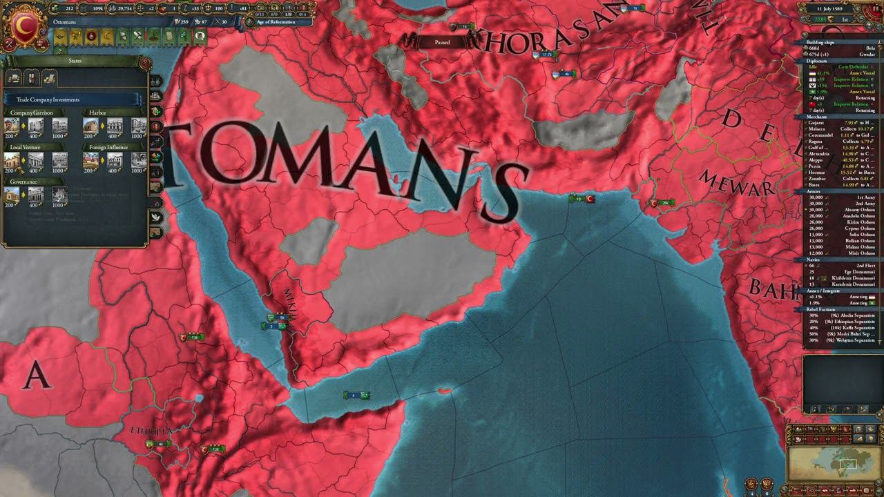 Europe Universalis IV 1.34.5 Casual ottomans часть 20.
