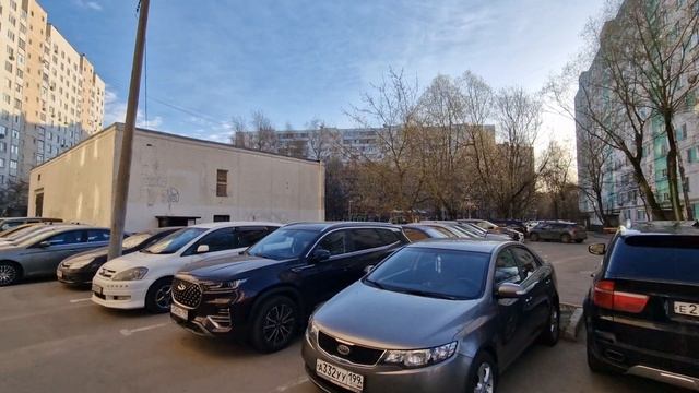 ПОГОДА В МОСКВЕ??14.04.2023, обзор ул.Медынская дом 5А.