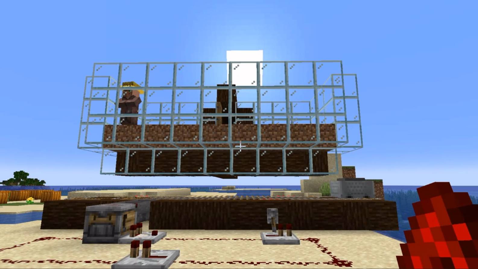 бесконечная ферма хлеба в майнкрафт