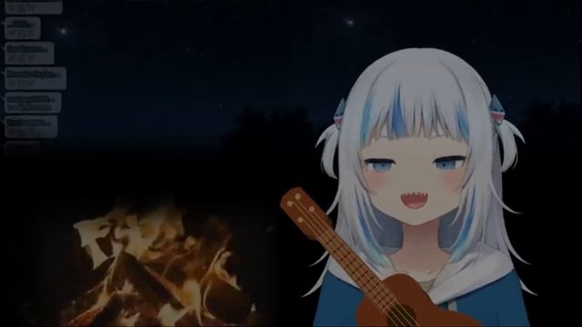 [Hololive - Gawr Gura] Campfire Song | SpongeBob SquarePants