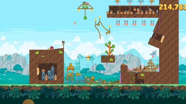 прохожу уровни в ~ Angry birds friends~ ?