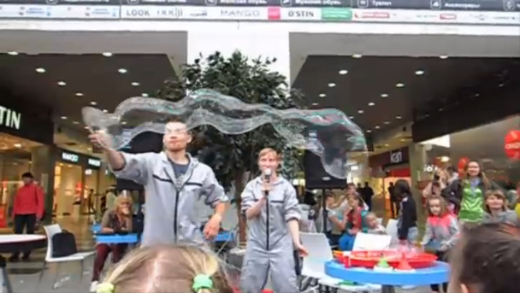 Аква гримм и супер шоу мыльных пузырей