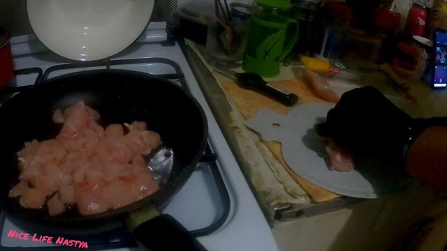 Вкусный ужин за 40 минут __ Рис с курицей в кисло сладком соусе с ананасами