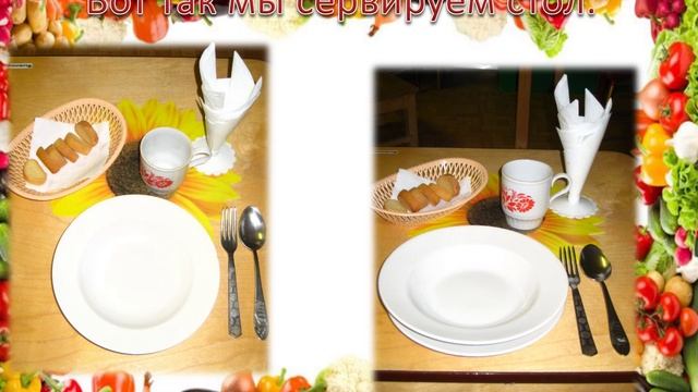 Видео-урок Тема Культура поведения за столом